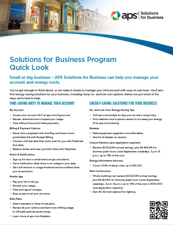 Application & Tools | APS Solutions for Business Trade Ally Program